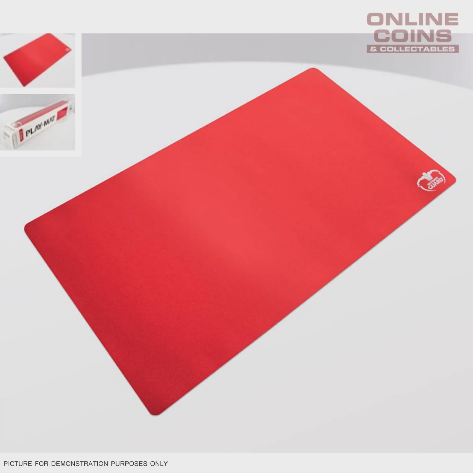 Ultimate Guard Monochrome Red - 61cm x 35cm Playmat – Jolt Games